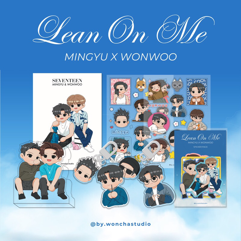Jual MINGYU X WONWOO (MINWON) STICKER/KEYCHAIN/ART PRINT | Shopee Indonesia