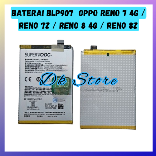Jual Baterai Battery Oppo Reno 7 7Z 5G CPH2343 / Reno 8Z 8 4G CPH2457 ...