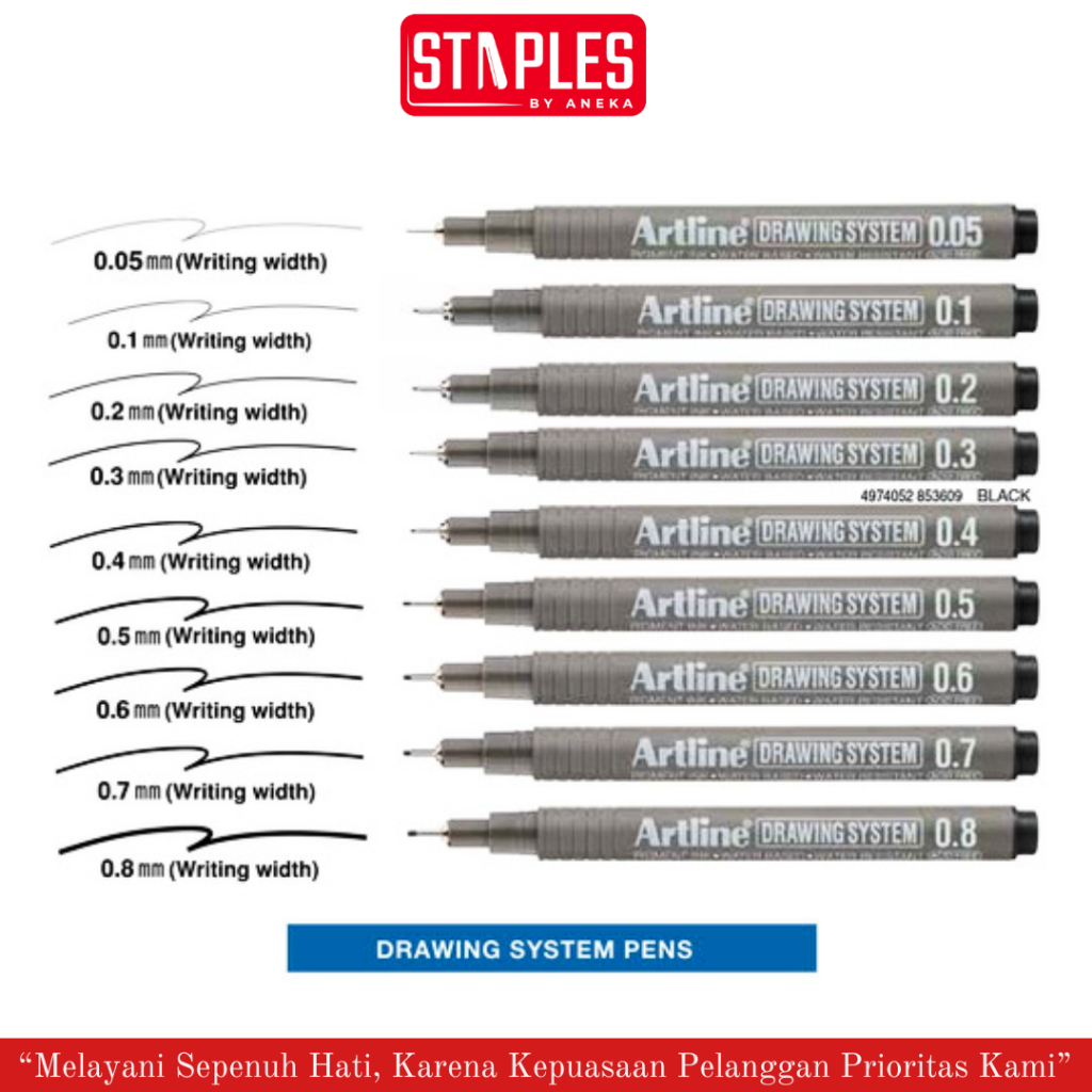 Jual Artline Drawing System / Drawing Pen (1 Pcs) | Shopee Indonesia