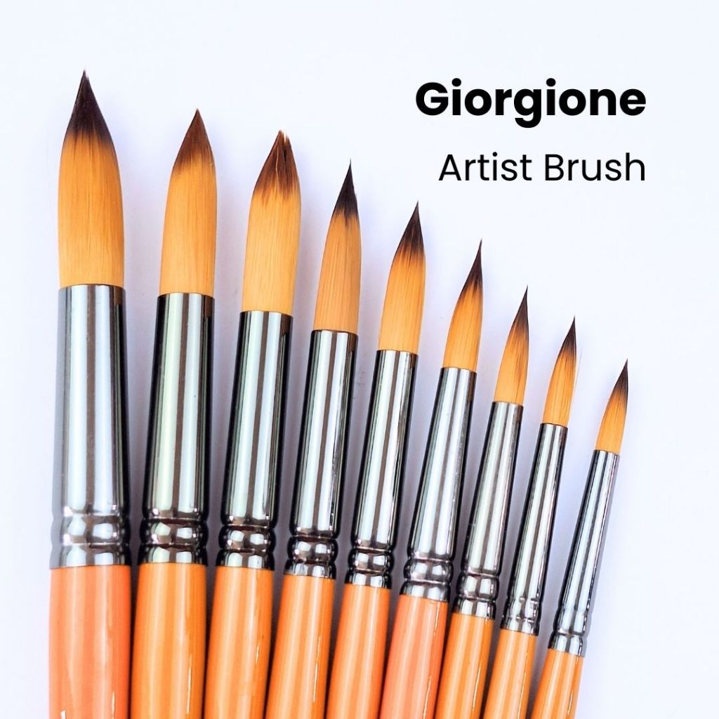 Jual GIORGIONE ARTIST BRUSH TIPE ROUND Kuas Cat Untuk Berbagai bahan ...