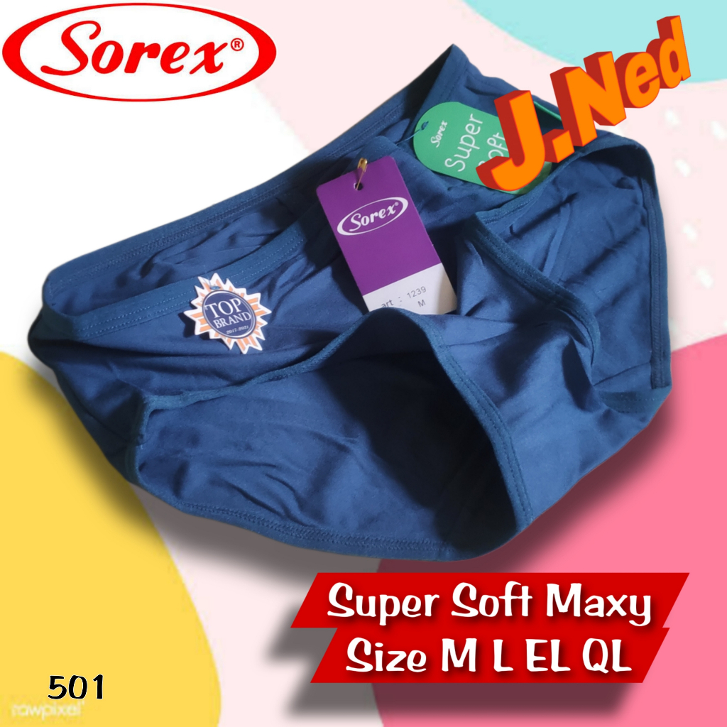 Jual J501 Sorex Super Soft Celana Dalam Midi Wanita Remaja Dan Dewasa, Cd Wanita Size M L EL QL ...