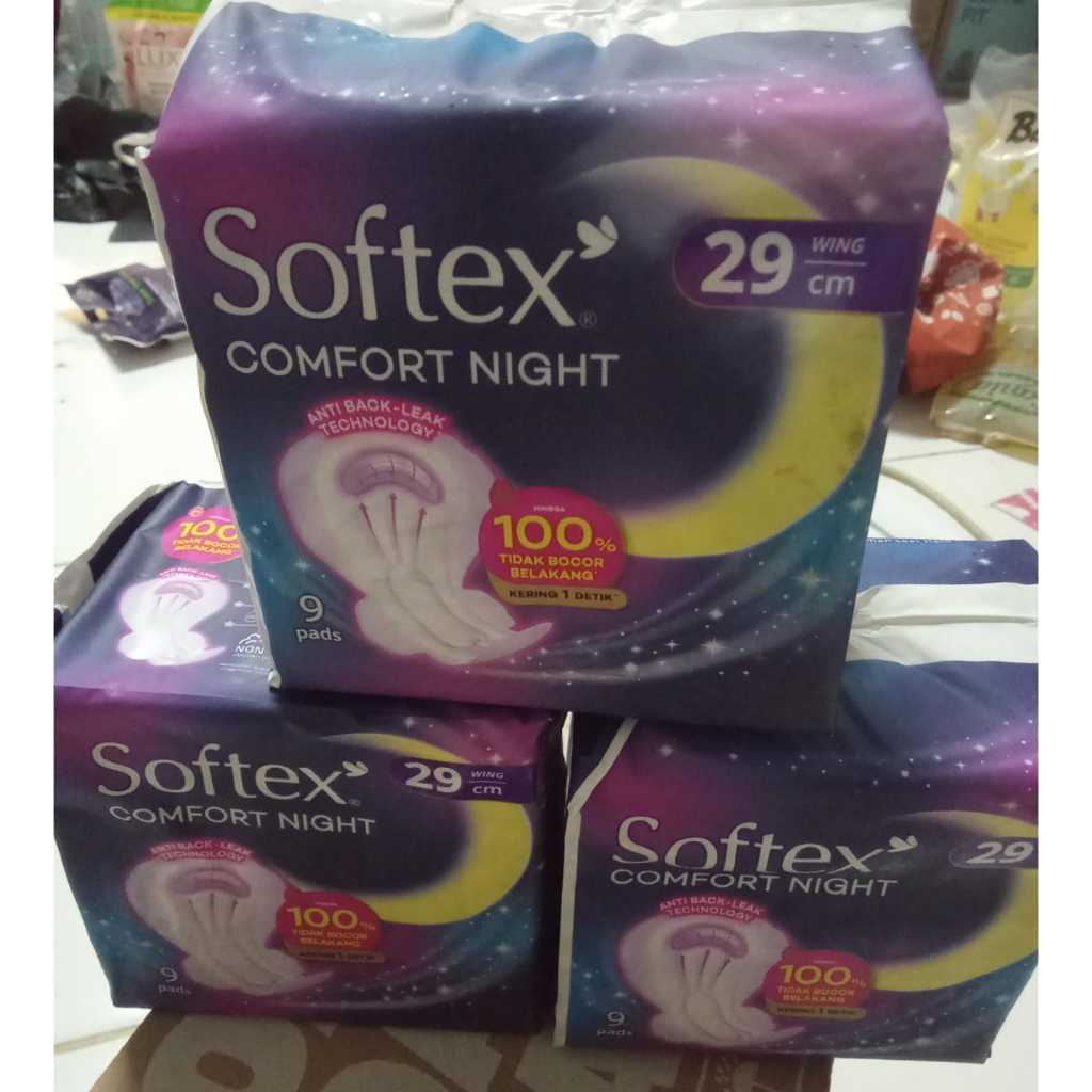 Jual Softex Comfort Night 29 Cm 9 Pads (Kemasan Baru) | Shopee Indonesia