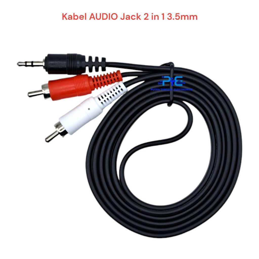 Jual Kabel AUDIO Jack 2 in 1 3.5mm | Shopee Indonesia