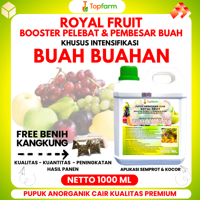 Jual Pupuk Topfarm / Pupuk Booster Buah Buahan / Pupuk Booster Untuk Buah Buahan / Pupuk Booster ...