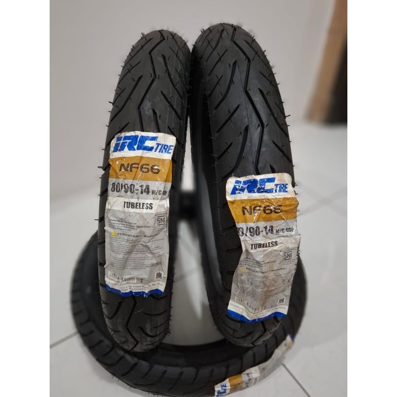 Jual Ban depan motor matic/IRC NF66 80/90-14 ber SNI original tubeless ...