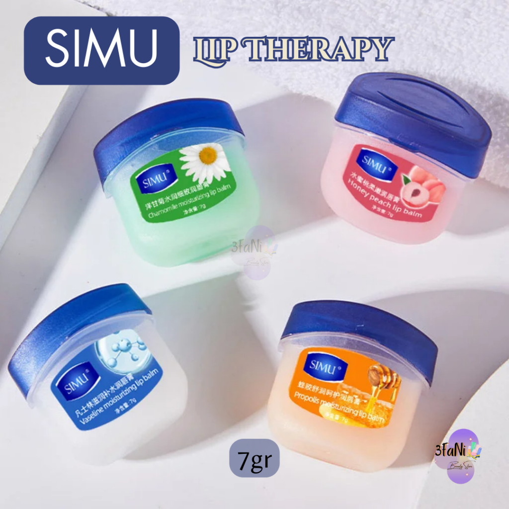Jual VASELINE SIMU Lip Care Balm Jar 7g | VASELINE LIP THERAPHY ...