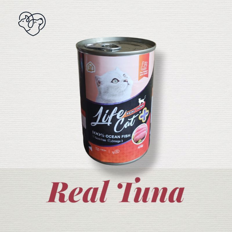 Jual Life Cat Plus Canned Wet Cat Food 400gr || Makanan Basah Kaleng ...