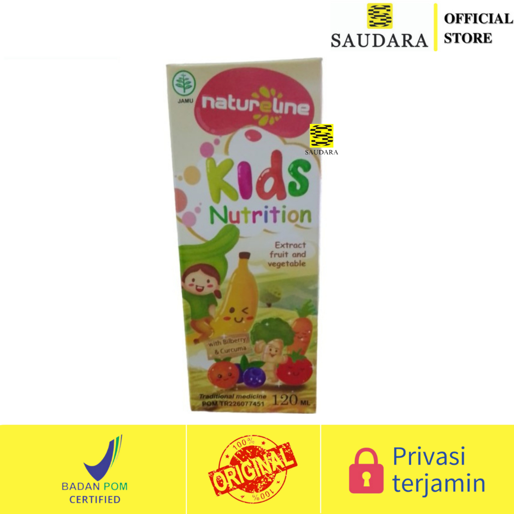 Jual NATURELINE KIDS NUTRITION LIQUID 120 ML | Shopee Indonesia