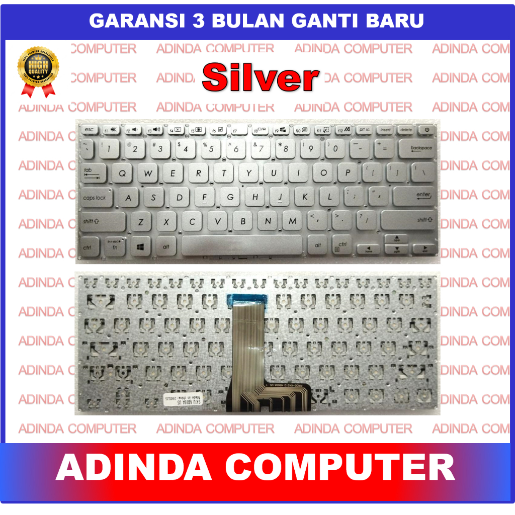 Jual Keyboard Asus X409 A416 A416F A409 A409M A409F A416F Silver ...