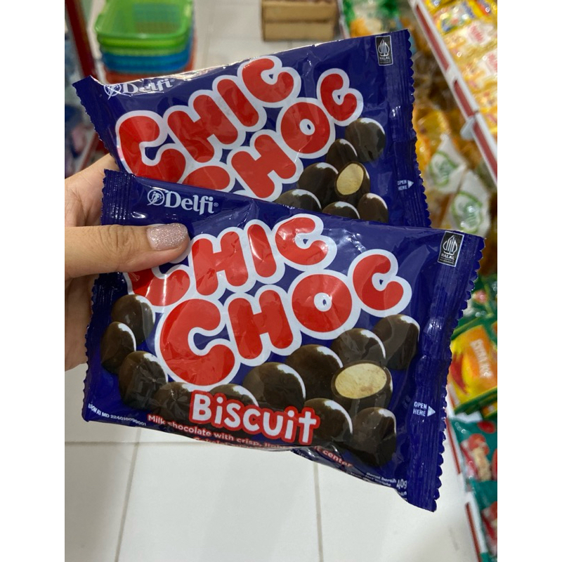 Jual Chicc choc delfi coklat biskuit bola 40g | Shopee Indonesia