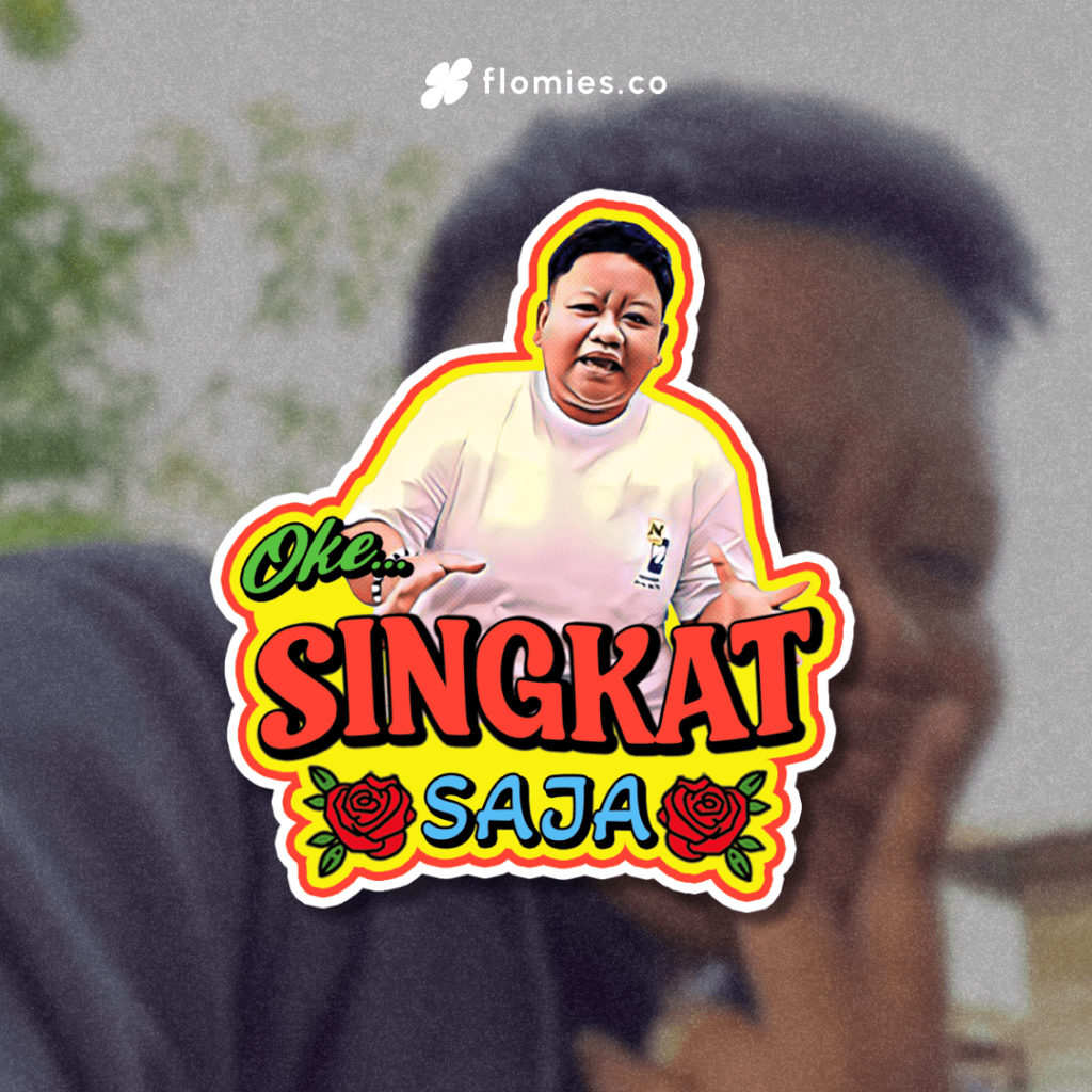 Jual Oke.. Singkat Saja - Kak Gem - Vinyl Sticker Angkotz Jadul ...