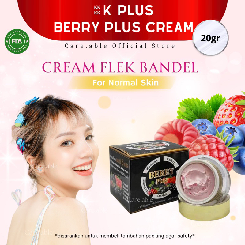 Jual 4K PLUS NIGHT CREAM BERRY PLUS 20 GRAM ORIGINAL THAILAND | Shopee ...