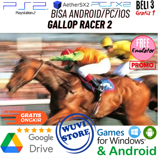 Jual PS 2 Gallop Racer 2 | Bisa di PC / Android / IOS Plus Emulator ...