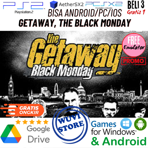 Jual PS 2 Getaway, The Black Monday | Bisa di PC / Android / IOS Plus ...