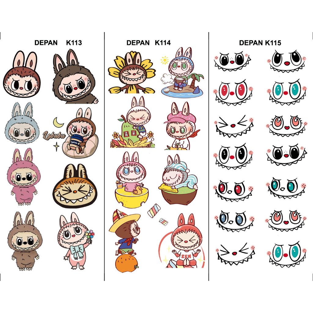 Jual Edible Stamp / Sticker Labubu | Shopee Indonesia