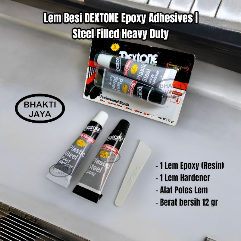 Jual Lem Besi DEXTONE Epoxy Adhesives | Steel Filled Heavy Duty ...