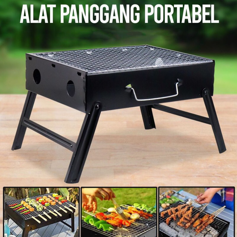 Jual Babarra Alat Panggang Arang BBQ Outdoor Grill Stove Foldable TL353 ...