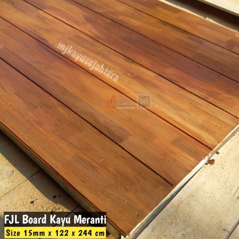 Jual Daun Meja Dinding Papan FJL Board Kayu Meranti Murah Elegan 1,5 x ...