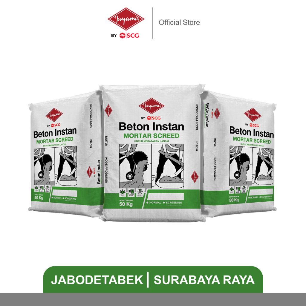 Jual Jayamix by SCG Mortar Screed Beton Instan [20 Sak] | Shopee Indonesia