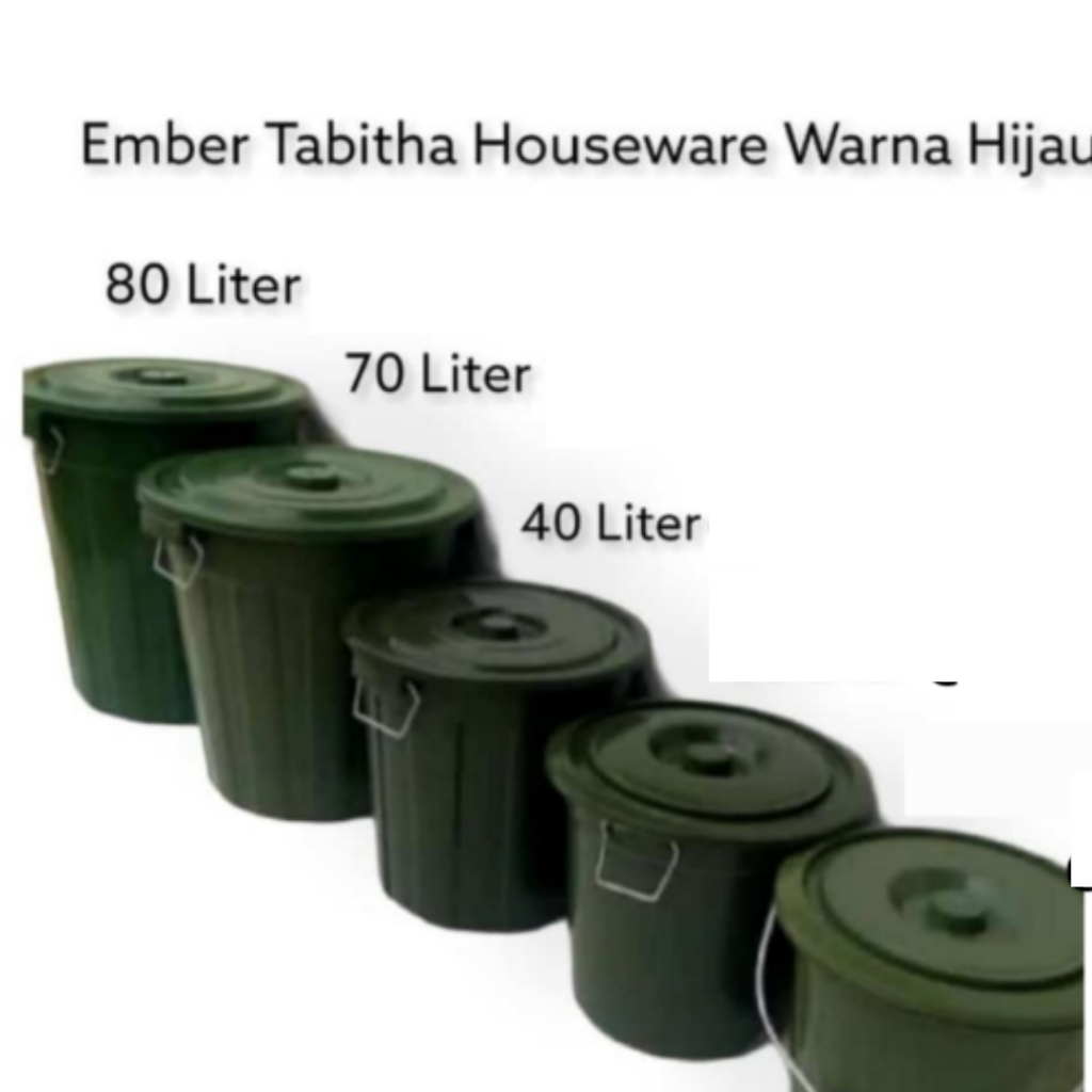 Jual Ember + tutup warna hijau tabitha | Shopee Indonesia