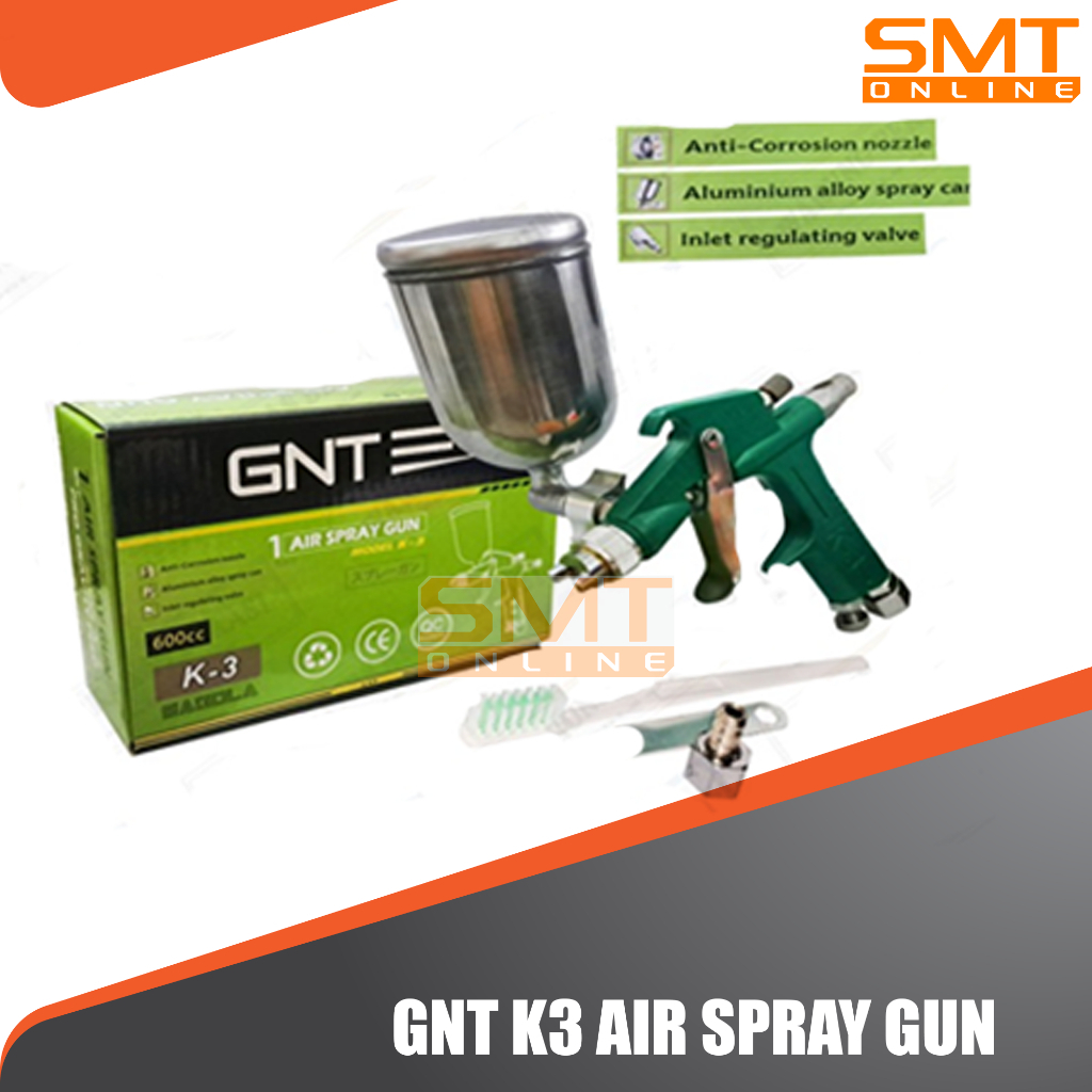 Jual GNT K3 Spray Gun Spet Alat Semprot Cat Angin Tabung Atas 200Cc ...