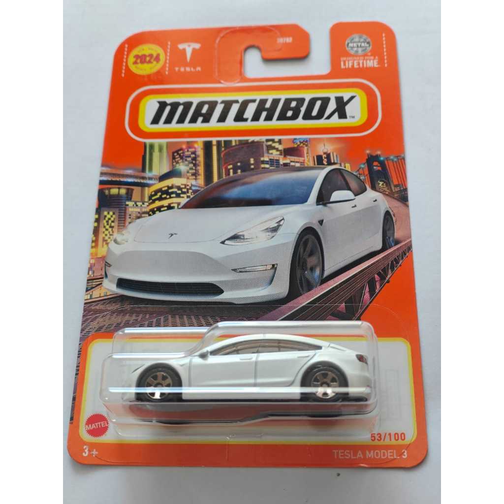 Jual Matchbox - Tesla Model 3 White 2024 New Nuovo | Shopee Indonesia