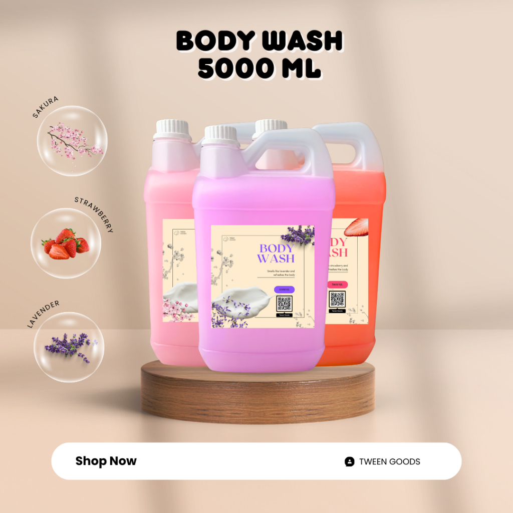 Jual Sabun Mandi Cair & Body Wash TWEEN Foam 5 Liter | Shopee Indonesia