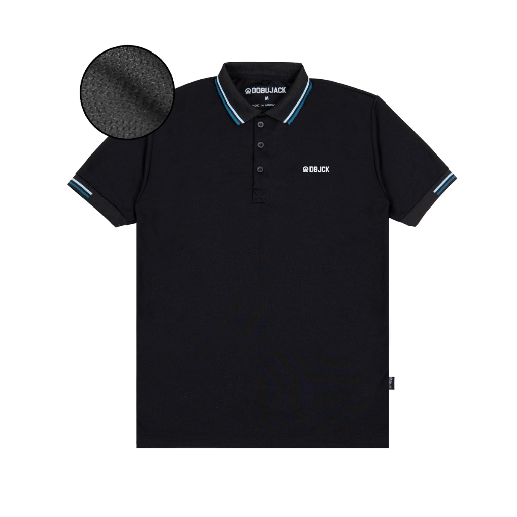 Jual Dobujack Polo Shirt Battle Black | Shopee Indonesia