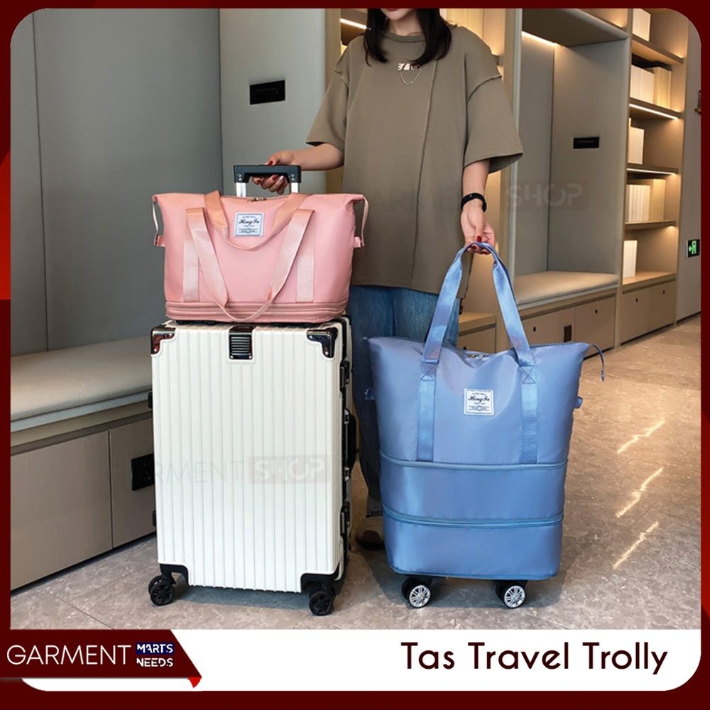 Jual TASROD - Tas Travel Jumbo 3 Tingkat Dengan Roda Duffel Travel Bag ...