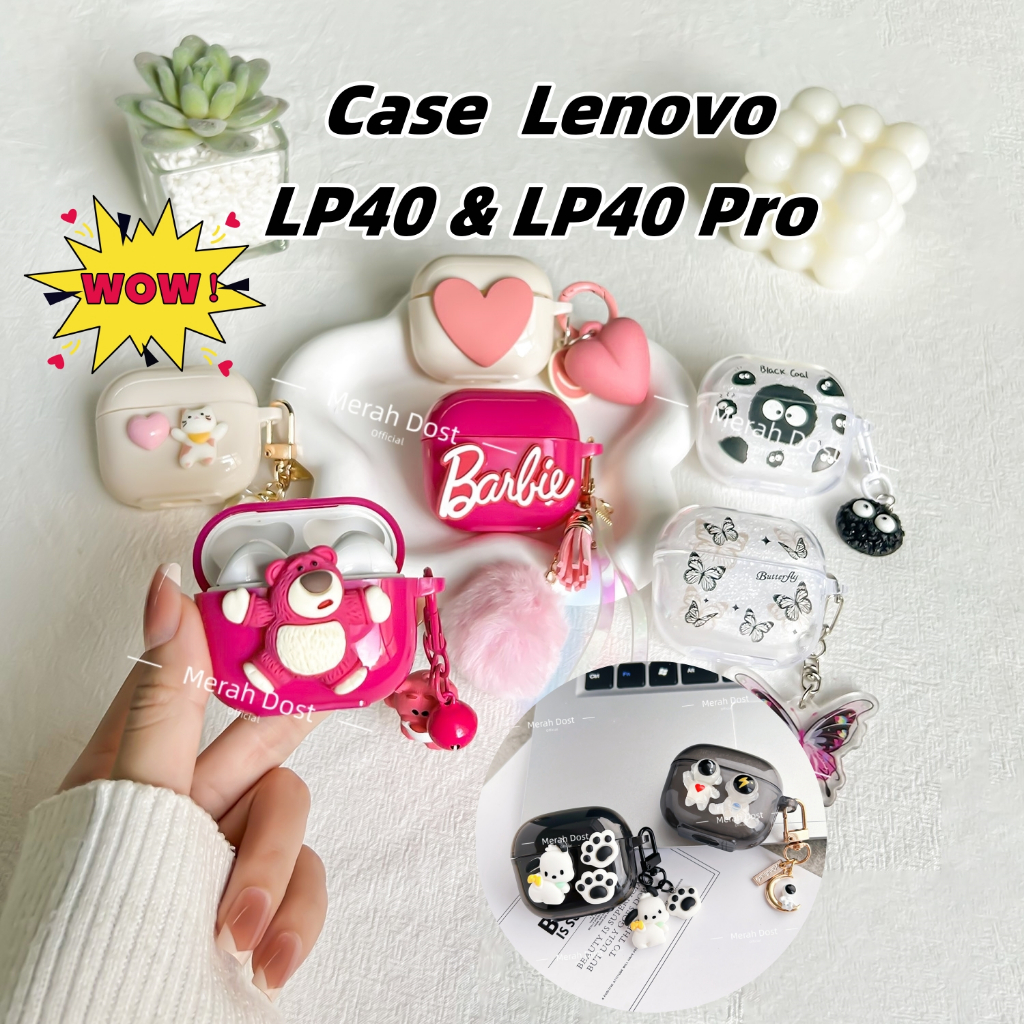 Jual Casing Thinkplus Lenovo LP40 & LP40 Pro Pelindung Earphone Lenovo ...