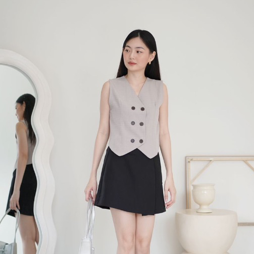 Jual Avelle - Ruby Vest | Minimalist Vest Top | Premium Basic Top | Atasan Wanita Murah ...