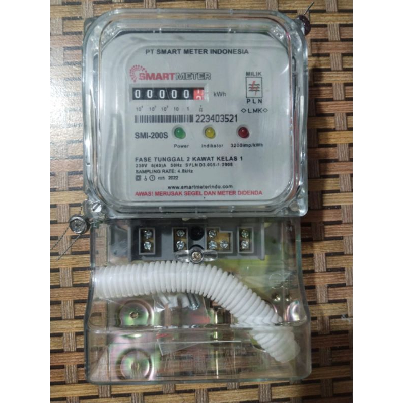 Jual kwh meter merk Smart semi digital 5/40 A (Pascabayar) | Shopee ...