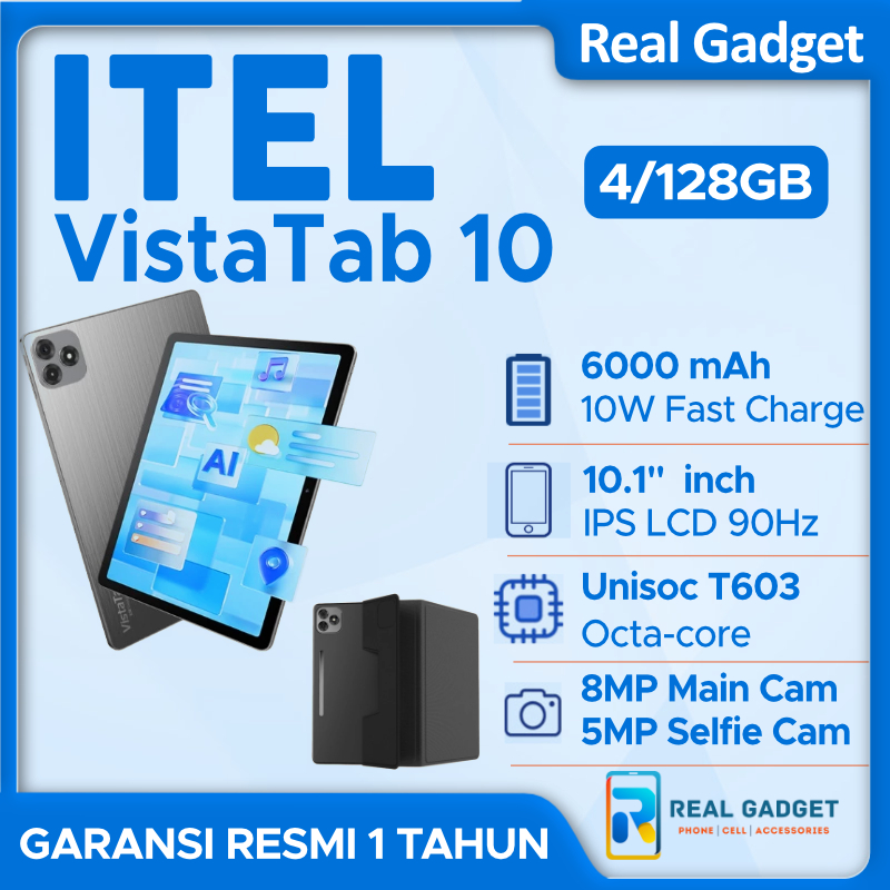 Jual Itel Vista Tab 10 / Pad 1 4/128 Resmi Murah REALGADGET | Shopee ...