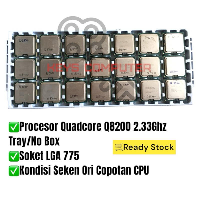 Jual PROCESOR INTEL QUADCORE Q8200 2.33Ghz TRAY | Shopee Indonesia