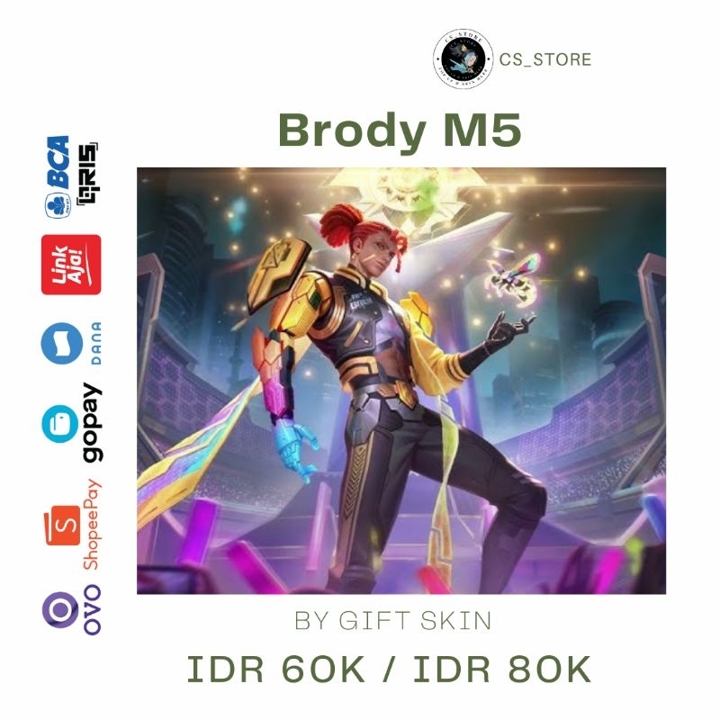 Jual BRODY M5 CHAMPIONS SKIN | Shopee Indonesia