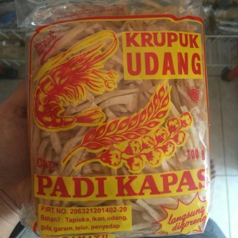 Jual Kerupuk Udang STIK 500gram PADI KAPAS Khas Indramayu | Shopee ...
