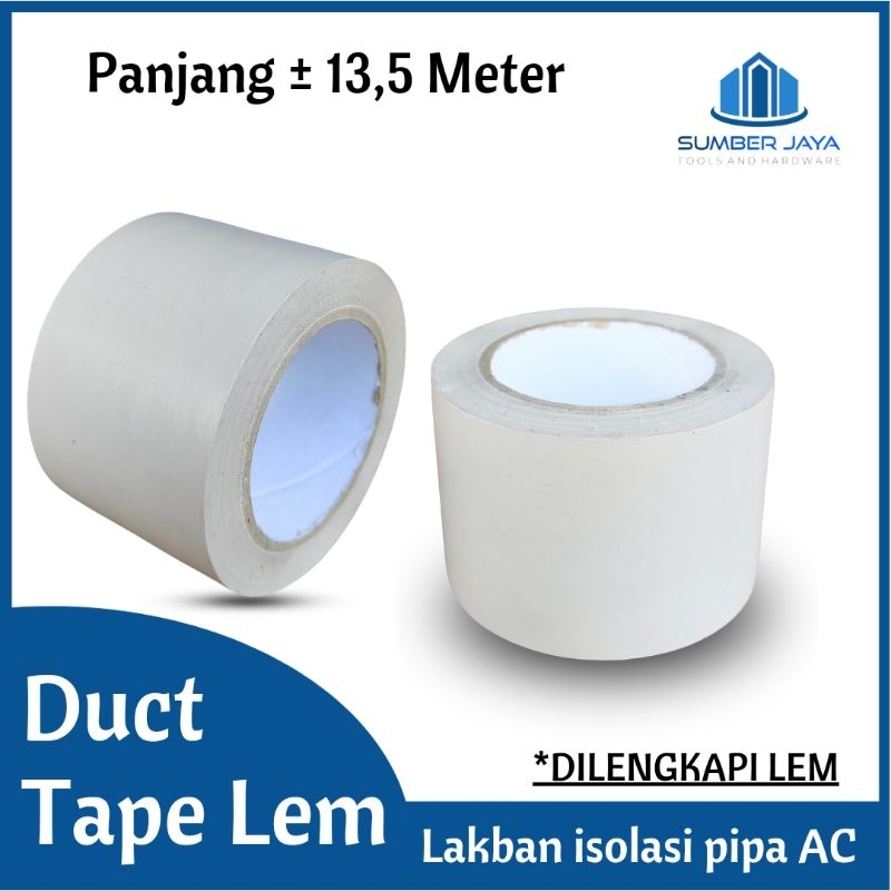 Jual Duct tape Lakban isolasi pipa AC dengan LEM dan tanpa lem | Shopee ...