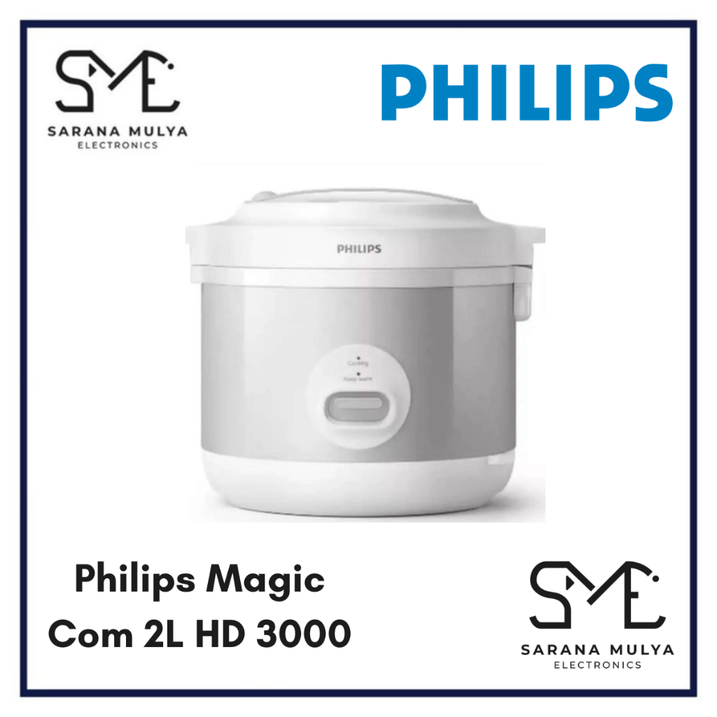 Jual PHILIPS MAGIC COM 2L HD 3000/3 - PHILIPS Rice Cooker HD-3003 1.8 ...