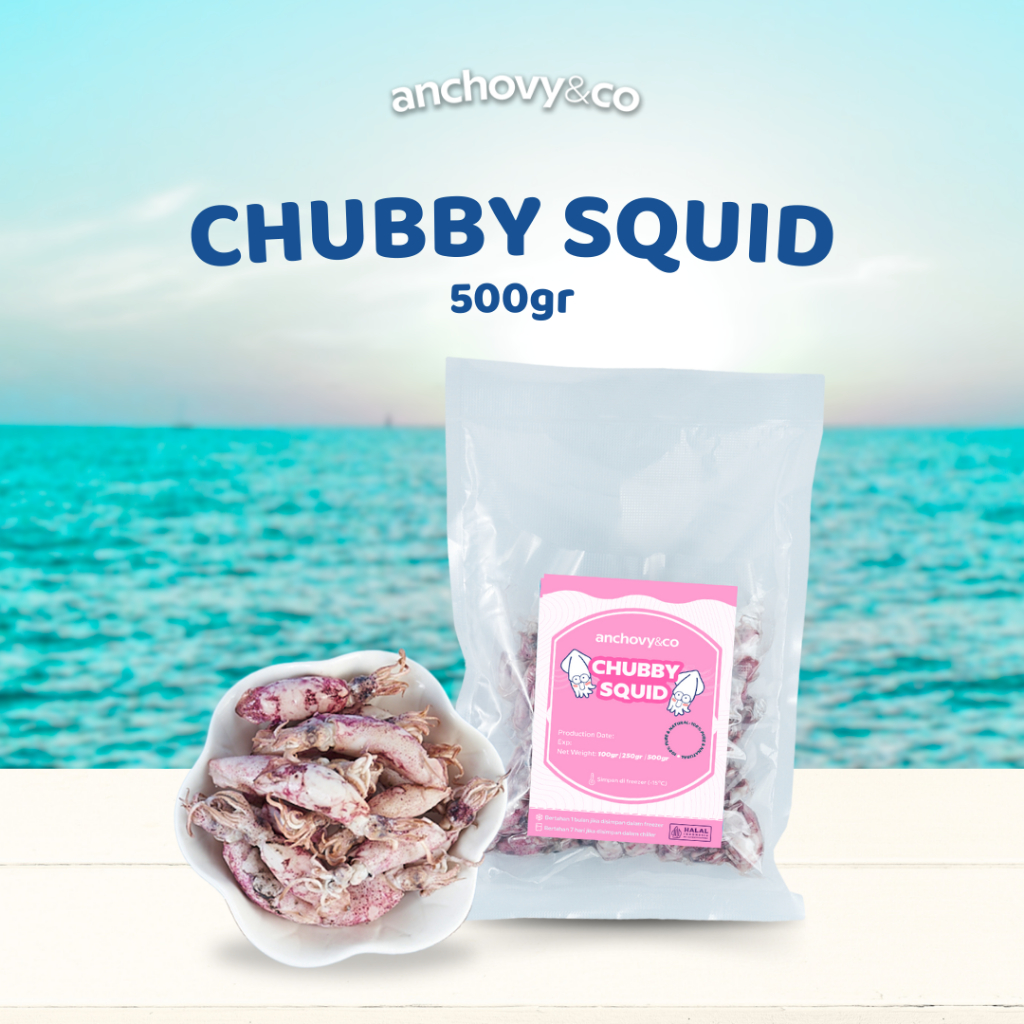 Jual Baby Cumi Rebus Asin 3-5cm 500gr | Anchovyandco | Shopee Indonesia