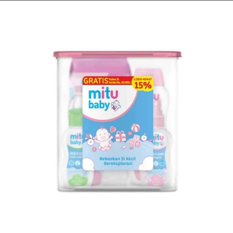 Jual Mitu Baby Paket Lengkap Skincare Oval Mitu Baby Toples | Shopee ...