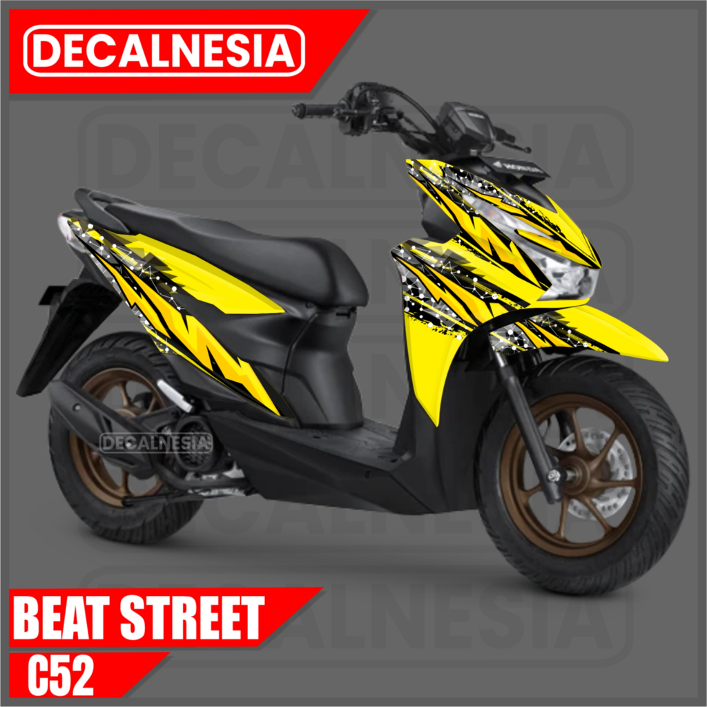 Jual Stiker Decal Motor Beat Street 2024 New Full Body Sticker Variasi ...