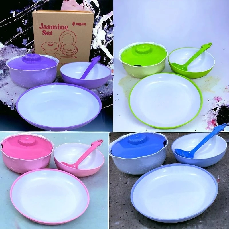 Jual SET PRASMANAN 4 IN 1 LOTUS BASIN BASKOM MANGKOK CENTONG SAYUR ...