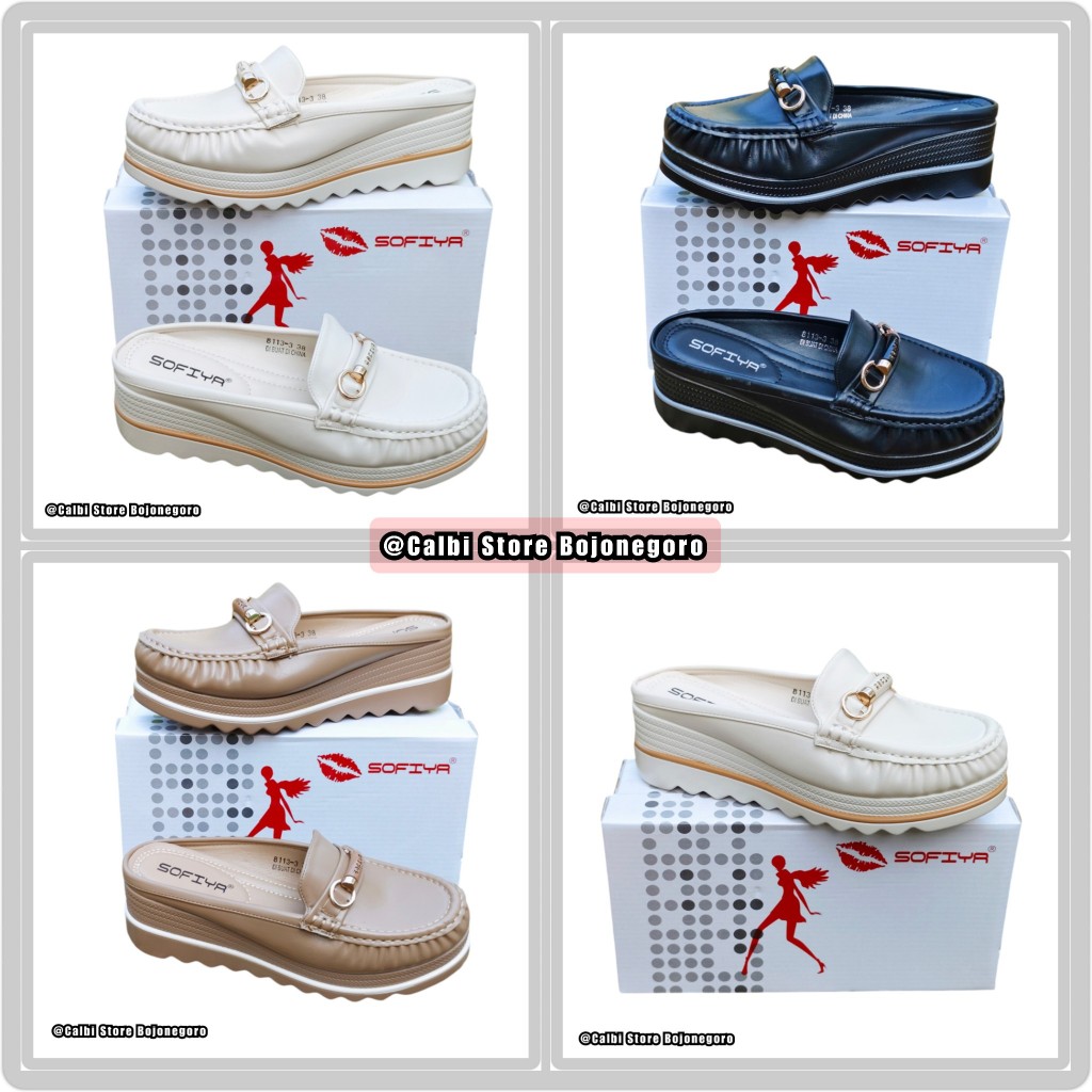 Jual (( STOK READY )) SEPATU SELOP SOFIYA MODEL TERBARU HAK SEDANG ...