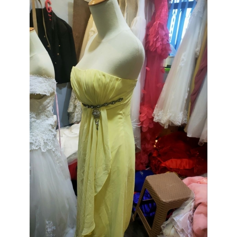 Jual gaun kuning diamond/gaun wanita/gaun pesta | Shopee Indonesia