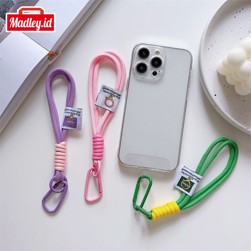 Jual MAdley Tali HP String Gantungan Pergelangan Tangan Dikepang Rantai ...