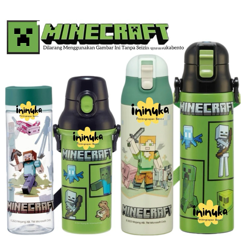 Jual [Skate] Water Bottle Minecraft Botol Minum Anak | Shopee Indonesia