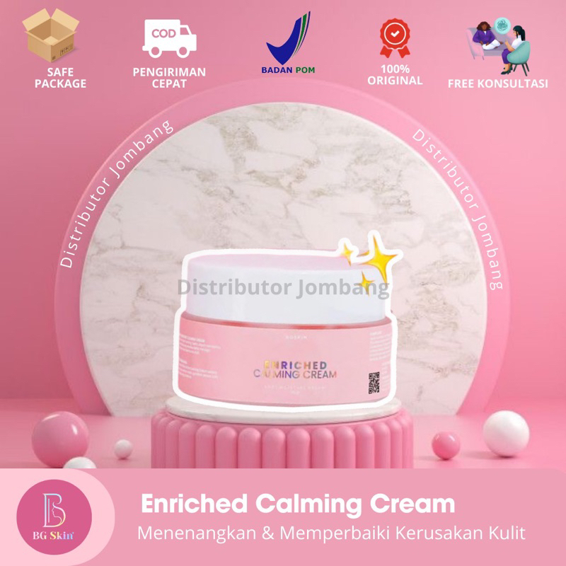 Jual BG SKIN - (Pelembab) ENRICHED CALMING CREAM | Shopee Indonesia