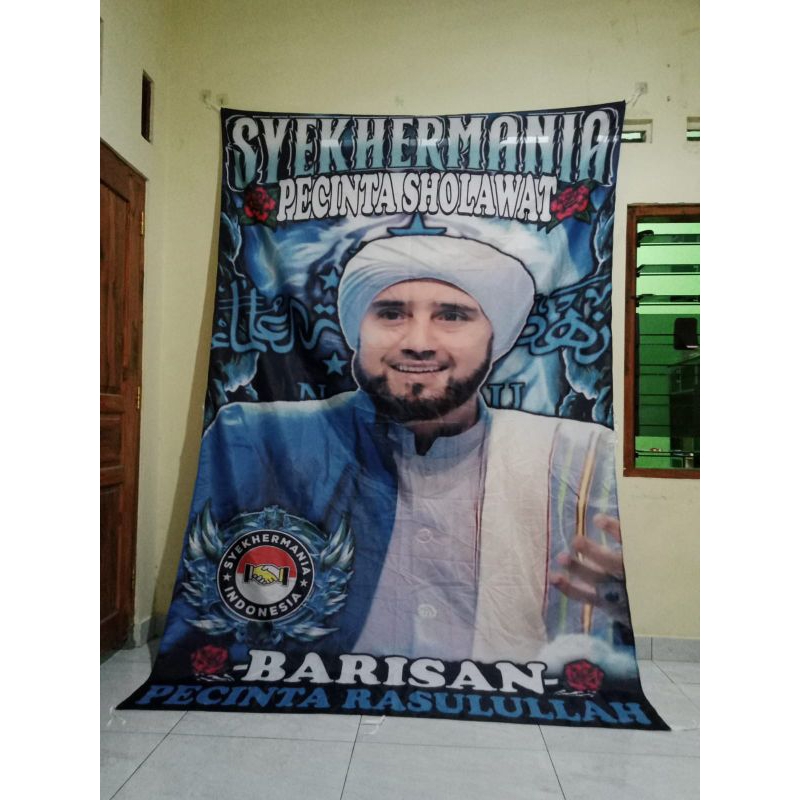 Jual BENDERA FULL PRINTING SYEKHERMANIA HABIB SYECH//BISA REQUEST ...