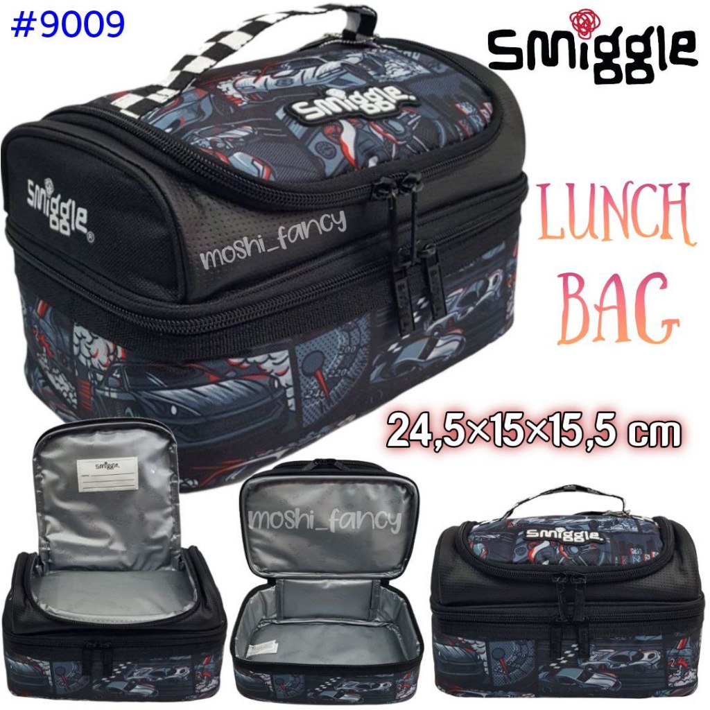 Jual Lunch Bag Smiggle Mobil / Lunch Bag Double Decker Smiggle Racing ...