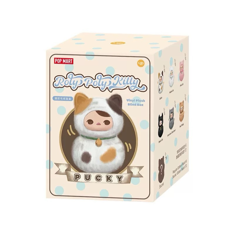 Jual Pucky Rolly Polly Kitty Blindbox Popmart ORIGINAL TERMURAH ...